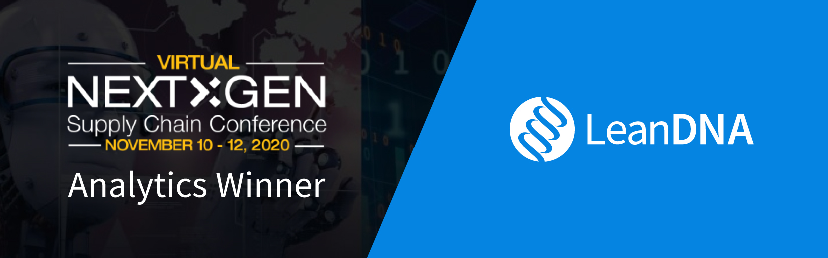 LeanDNA Named 2020 NextGen Supply Chain Analytics Award Winner