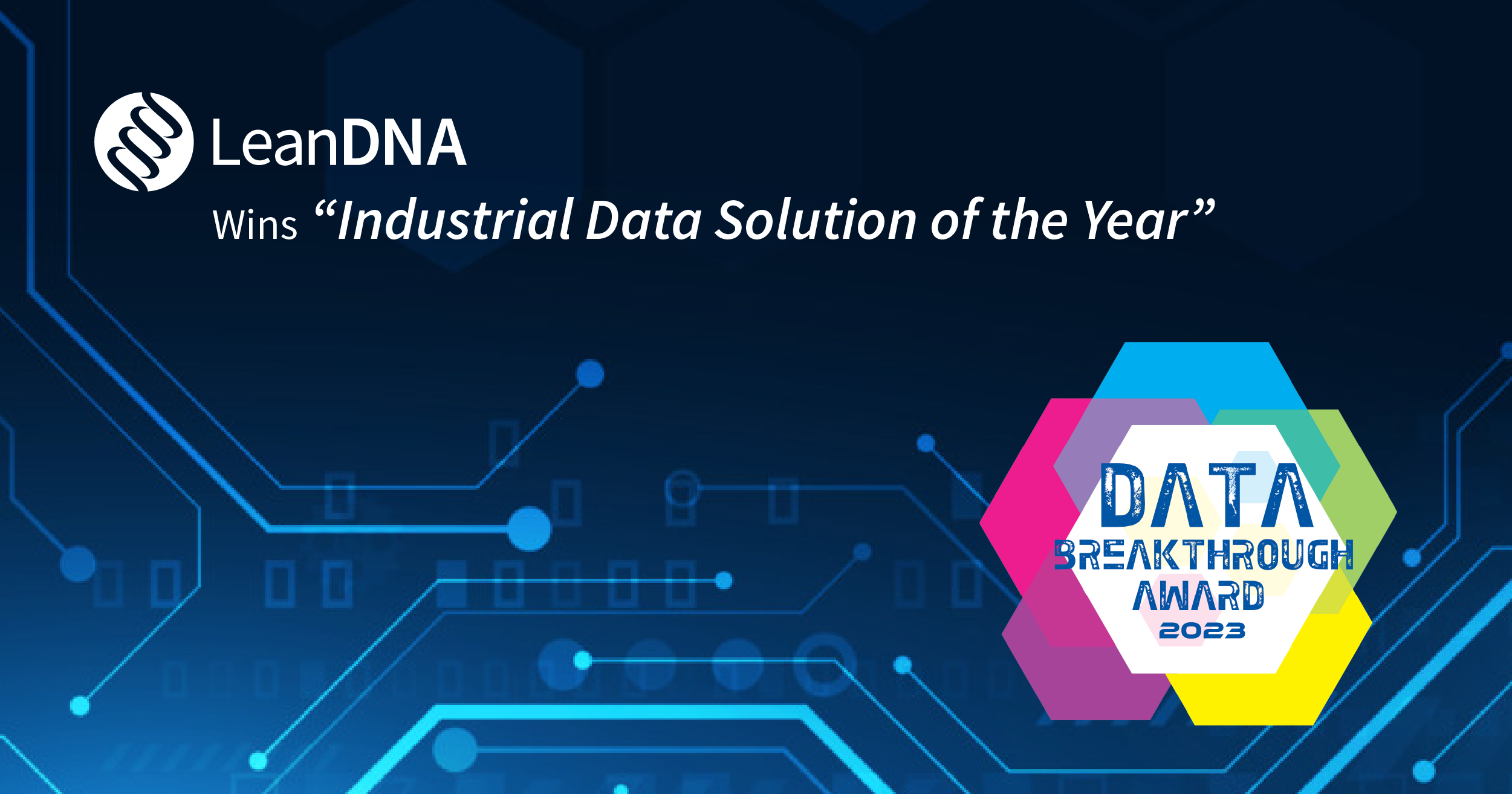 LeanDNA wins Data Breakthrough Award