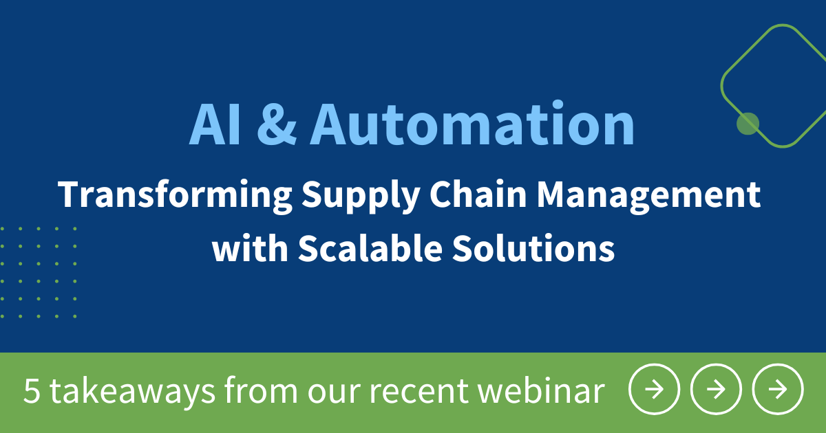 Transforming Supply Chain Management With Scalable Ai Automation